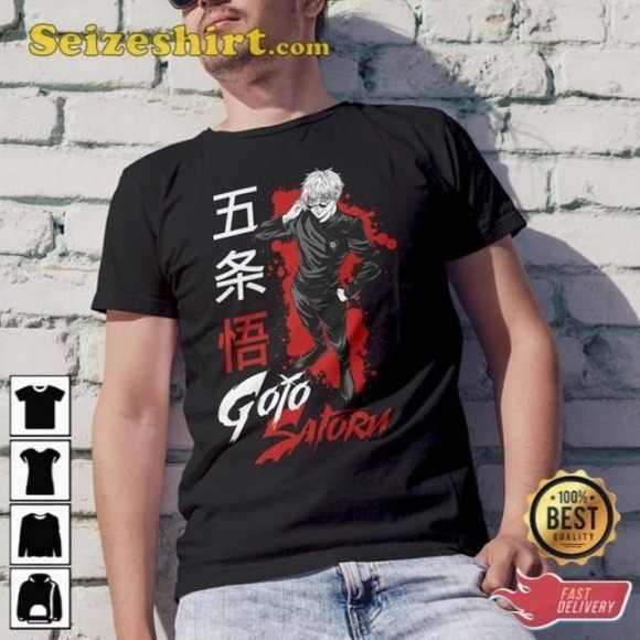 Danjord | Shirts | Goto Satoru Manga Anime Unisex Tshirt Gift For Fan ...